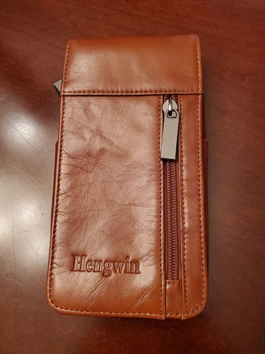 Hengwin Genuine Leather Phone Holster Belt Clip Wallet Case *Brown* | eBay