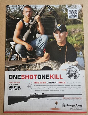 Savage Arms M25 "One Shot One Kill" Print Advertisement | eBay