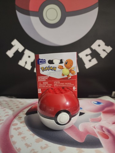 Mega Construx Pokemon Charmander Poke Ball Building Set 16 Pieces GVK62 ...