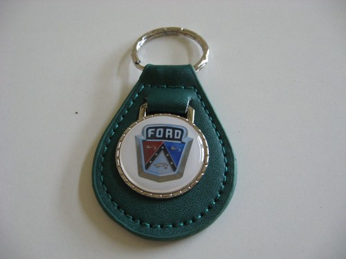 1940's 1950's 1960's FORD CREST EMBLEM LOGO VINTAGE KEYCHAIN KEYRING ...