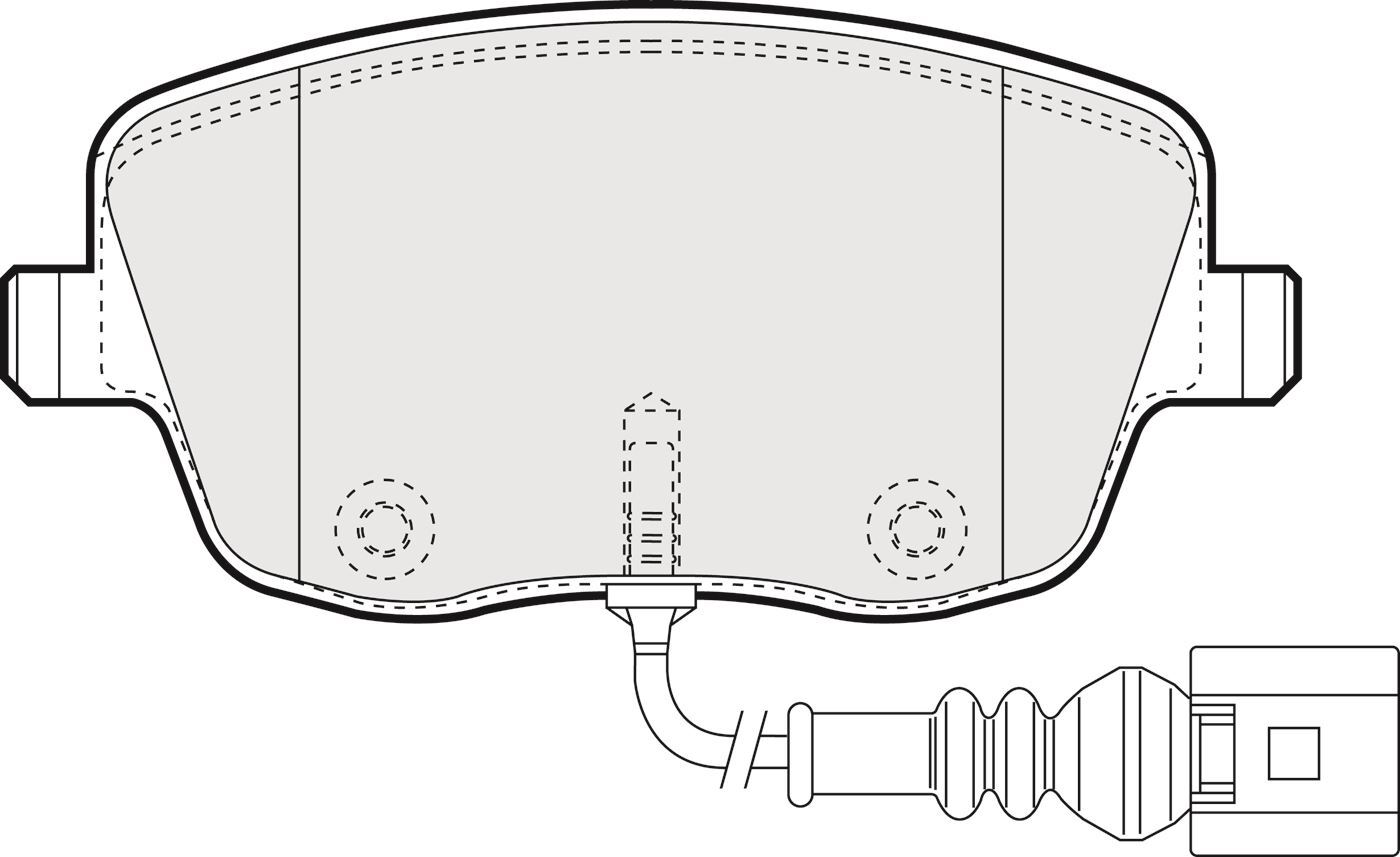 Apec Brake Pads Front Fits Seat Cordoba Ibiza Skoda Fabia Roomster VW ...