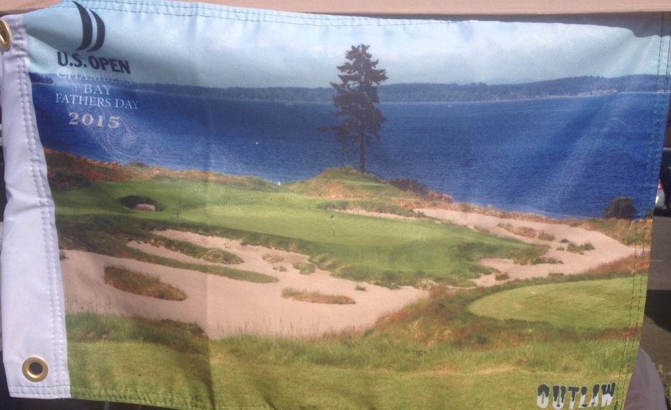 Fathers Day 2015 US Open Chambers Bay Flag 11' 18' Fathers Day | eBay