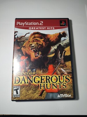 Cabela's Dangerous Hunts PS2 PlayStation 2 Greatest Hits Complete No ...