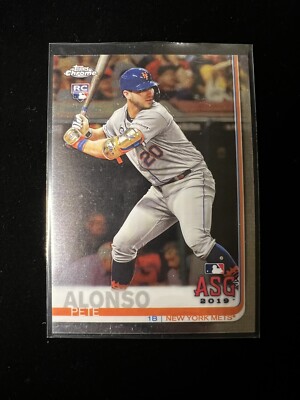 Pete Alonso 2019 Topps Chrome Update ASG Rookie Card #86 RC Sharp Clean ...