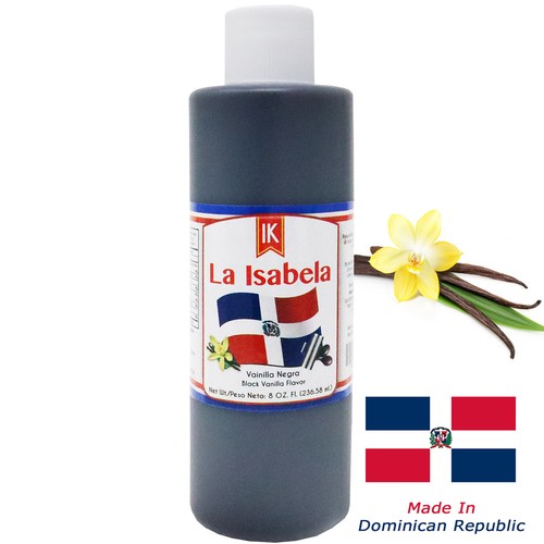 La Isabela extracto de vainilla negra black vanilla Extract 8 oz 100 ...