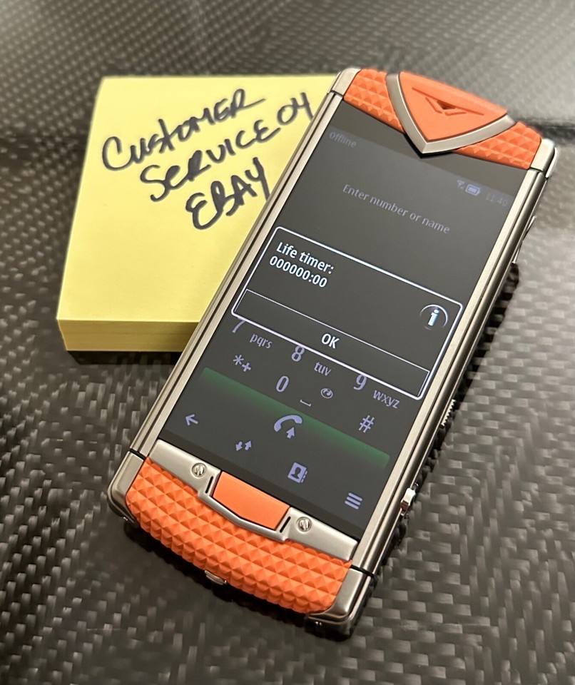 VERTU Constellation Touch Coral Red 3G Global Limited Edition Luxury ...
