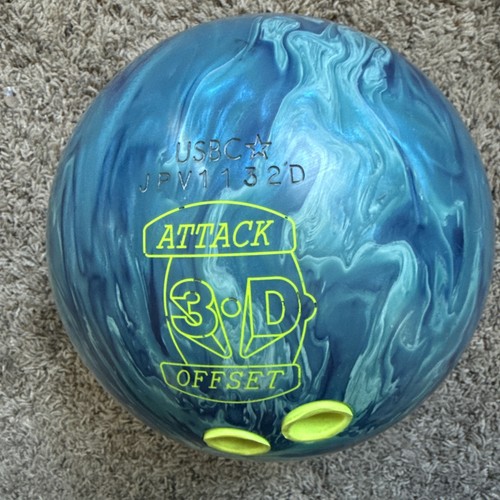 Hammer 3D Offset Attack Bowling Ball professionally drilled 12lb 15oz JPV1132D | eBay