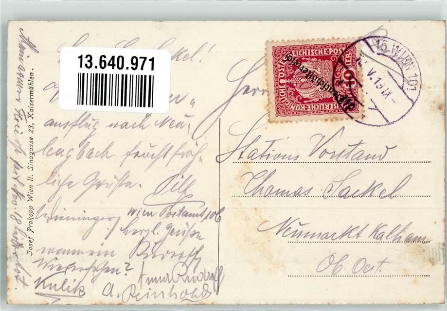 13640971 - Innsbruck Gasthaus Josef Brunner Innsbruck-Stadt 1919 | eBay