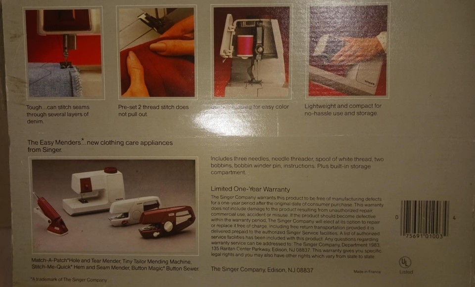 Singer Tiny Tailor Mending Machine | eBay