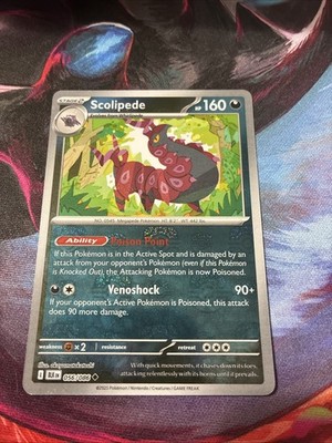 Scolipede (Master Ball Pattern) Uncommon BLK 056/086 NM | eBay