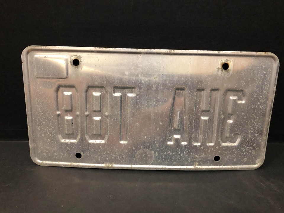 MICHIGAN Car passenger license plate "3HA T88" ***SPECTACULAR ...