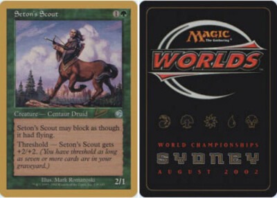Light Play, English MTG Regular Seton's Scout - Raphael Levy - 2002 ...