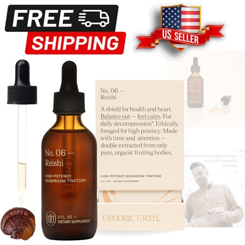 High Potency Reishi Mushroom Extract - 2 oz Dropper Bottle for Quick ...
