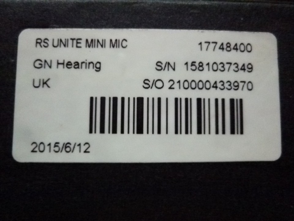 Resound Unite Mini Mike Sound Streamer for Hearing Aids to Amplify ...