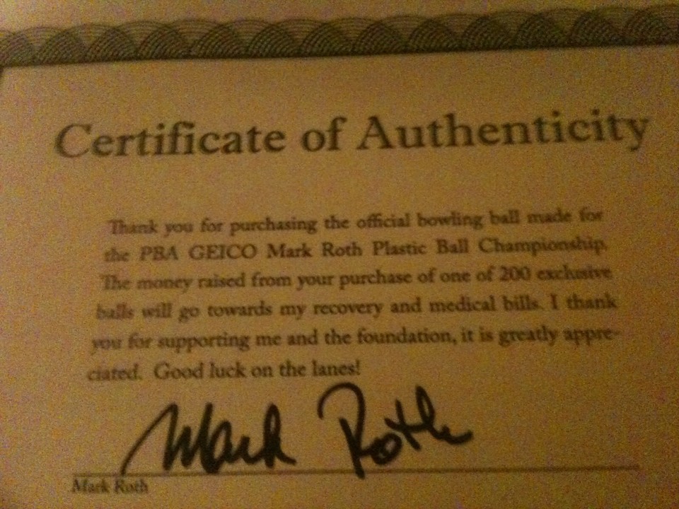 NIB 15 lb OTB MARK ROTH LIMITED EDITION BOWLING BALL only 200 made ! | eBay