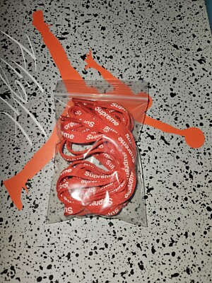 Supreme Shoe Laces (red) Air Force 1 Jordan 🔥🔥🔥 | eBay