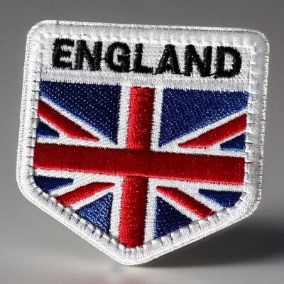 🔥 UK FLAG PATCH UNION JACK Great Britain ENGLAND Badge EMBLEM VELCRO ...