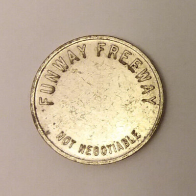 Funway Freeway Arcade Game Token | eBay