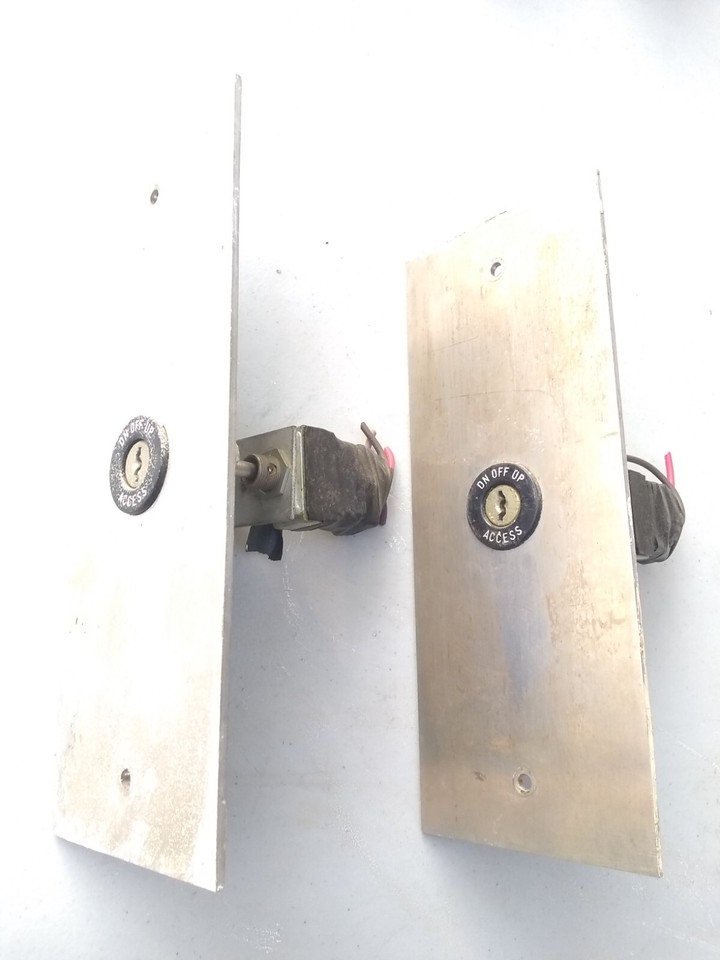 Vintage 1970's Dover Elevator Inspection Access Keyswitch Panel ...