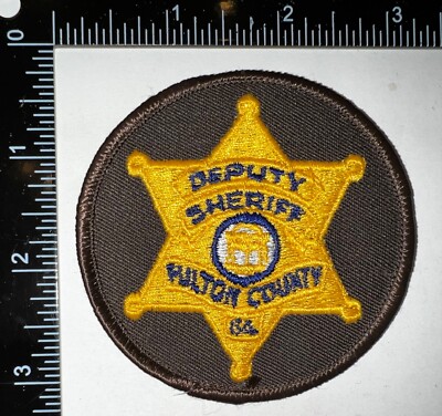 Deputy Sheriff Fulton County GA Georgia Police Department Patch | eBay