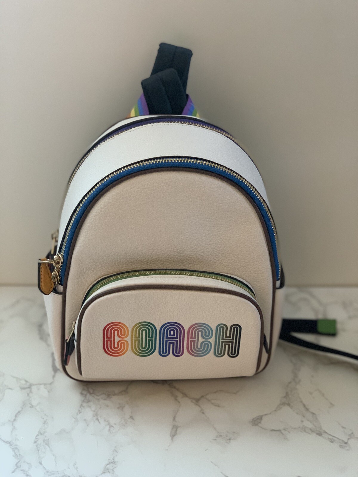 Coach Women's Backpack, Mini - Chalk White 195031573866| eBay