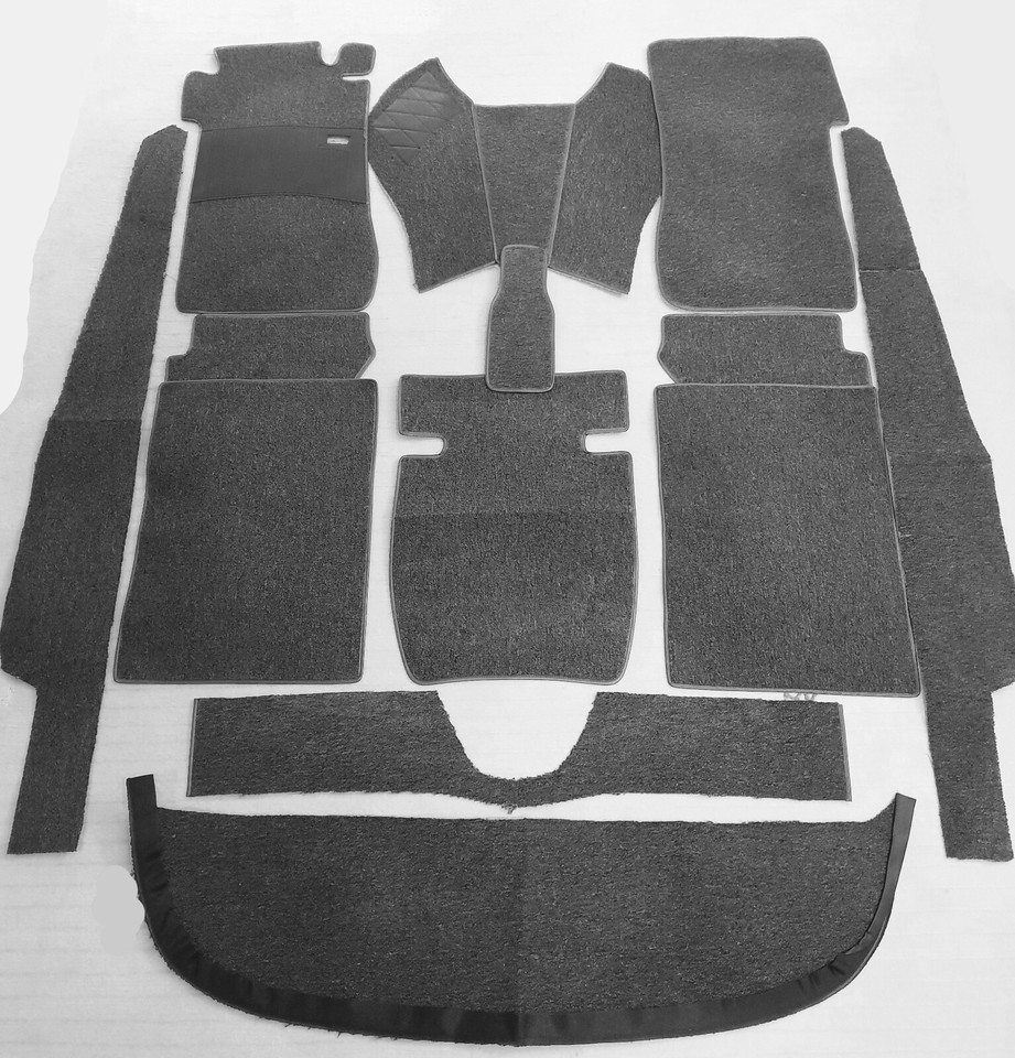 Grey Loop Carpet Set For Mercedes W110 190 - 190D - 200 - 200D 1961 ...