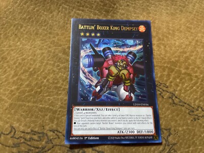 Yu-Gi-Oh! Complete Battlin' Boxer Deck 55 Card Promoter King Dempsey B ...