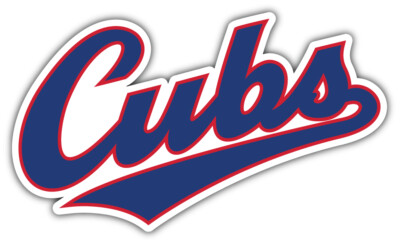 Chicago Cubs MLB Baseball Sport Logo Car Bumper Sticker Decal ''SIZES ...