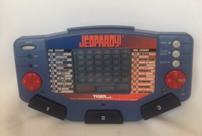 Vintage 1995 Jeopardy Handheld Electronic Game Console W/ Game ...