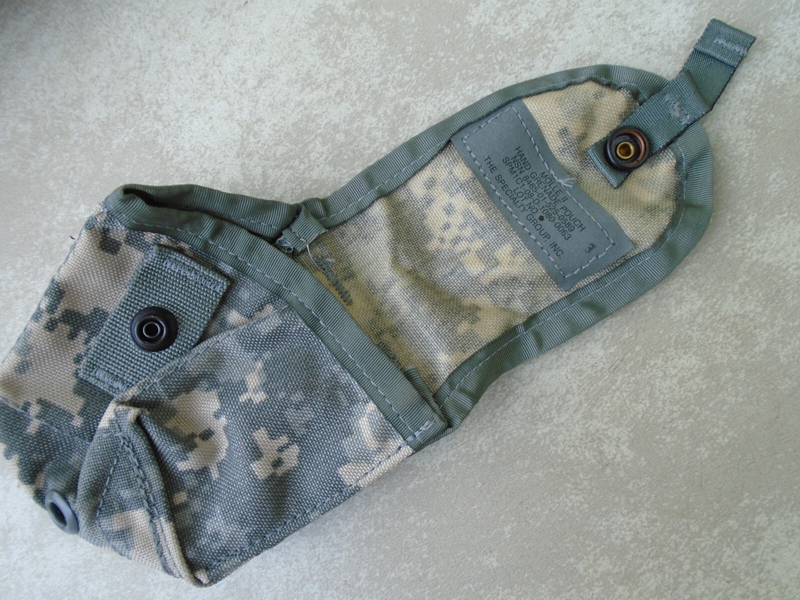 USGI Molle II ACU Fighting Load Carrier FLC Vest Harness w/ 7 Pouches ...
