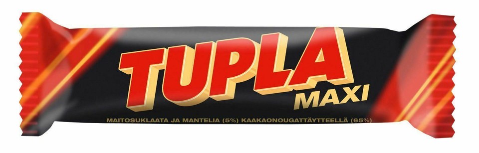15 x TUPLA Maxi Finnish Cocoa Nougat & Almonds Chocolate Bar 15 x 50g ...