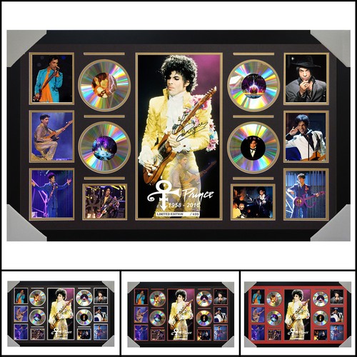 Prince 4 CD Signed Framed Memorabilia Large - Multiple Variations - V2 ...