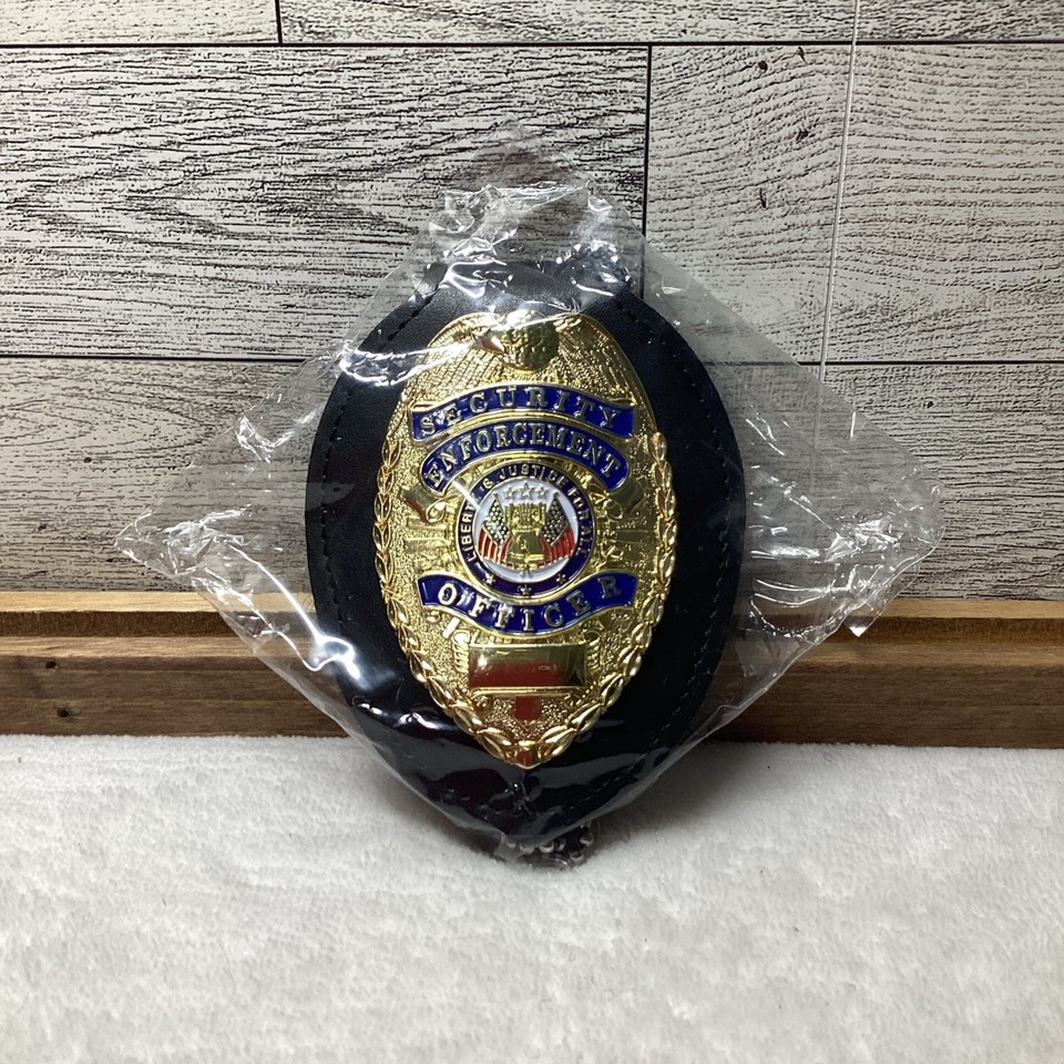 Security Enforcement Officer Badge with Holder | eBay