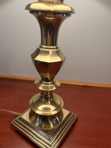 Stunning Vintage Berman Cast Brass Regency Table Lamp | eBay