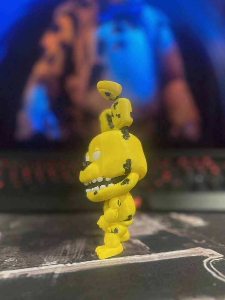 Yellow Rabbit / Springtrap Custom Funko Pop FNAF Five Nights At Freddy ...