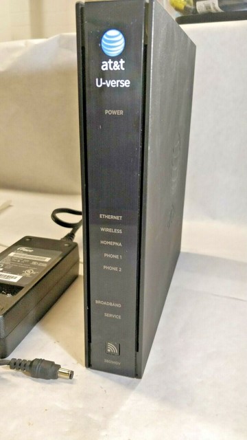 AT&T U-verse Wireless Modem - AT&T 3801HGV P/N: 4201-001134-003 | eBay