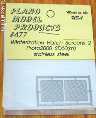 Plano #477 Winterization Hatch Screens Stainless Steel For PROTO 2000 ...