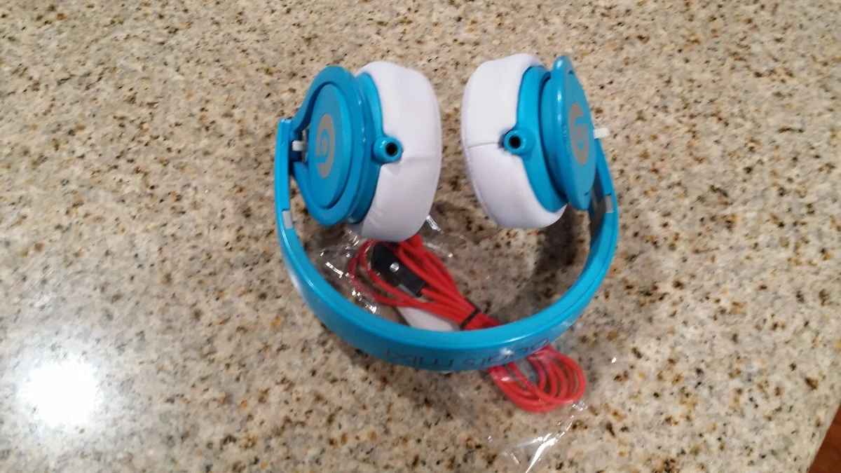 Beats Headphones Neon Blue