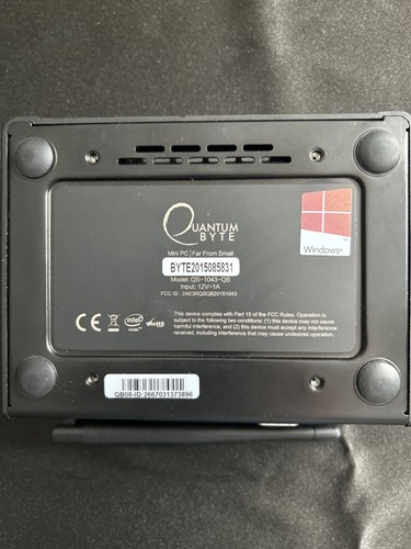 Azulle Quantum Byte Mini Desktop Atom QS-1043-QB UNTESTED POWER ON | eBay