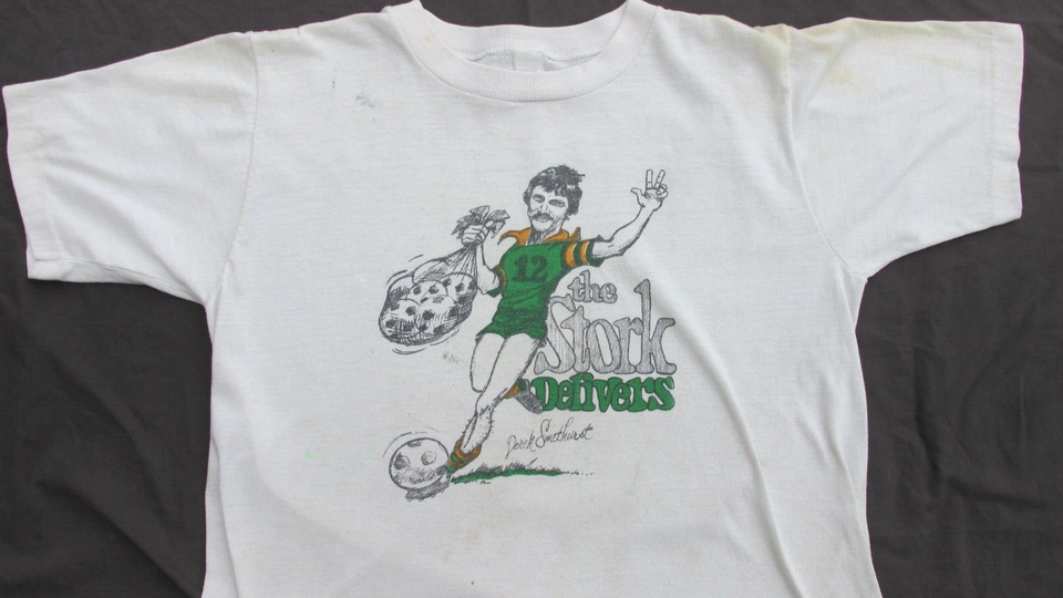 Vintage 70's Derek Smethurst Tampa Bay Rowdies Soccer T- Shirt RARE | eBay