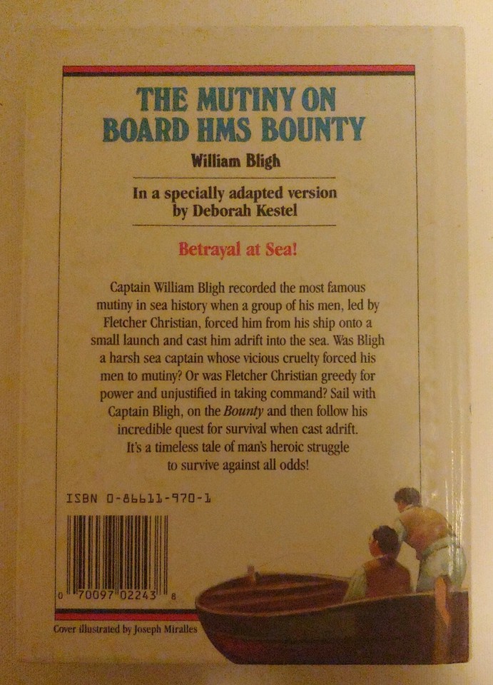 Great Illustrated Classics- The Mutiny On Board HMS Bounty | eBay