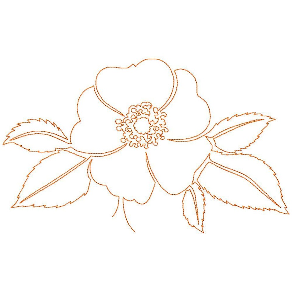 Free Motion Cherokee Rose 10 Machine Embroidery Designs CD in 7 sizes ...