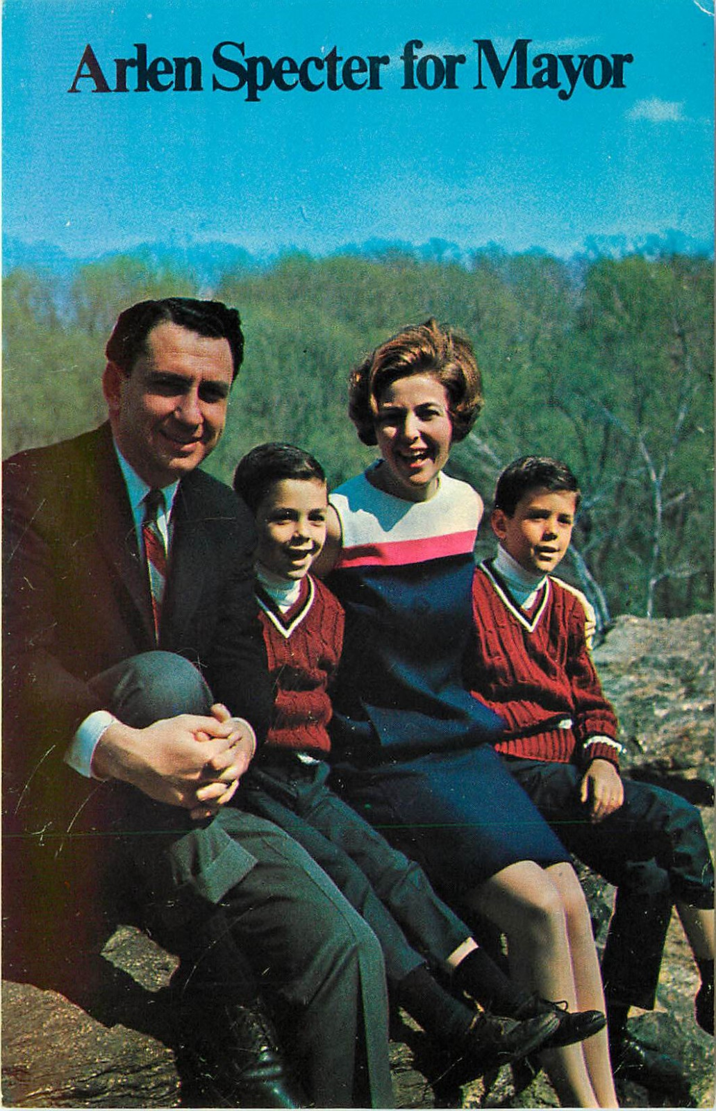 Campaign Postcard Arlen Specter and Family For Mayor of Philadelphia ...