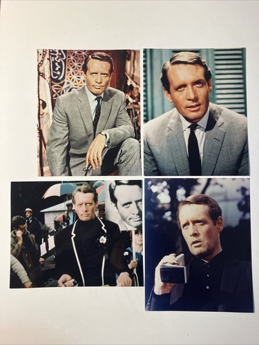 Patrick McGoohan The Prisoner Number Six Lot Of 4 Color 8