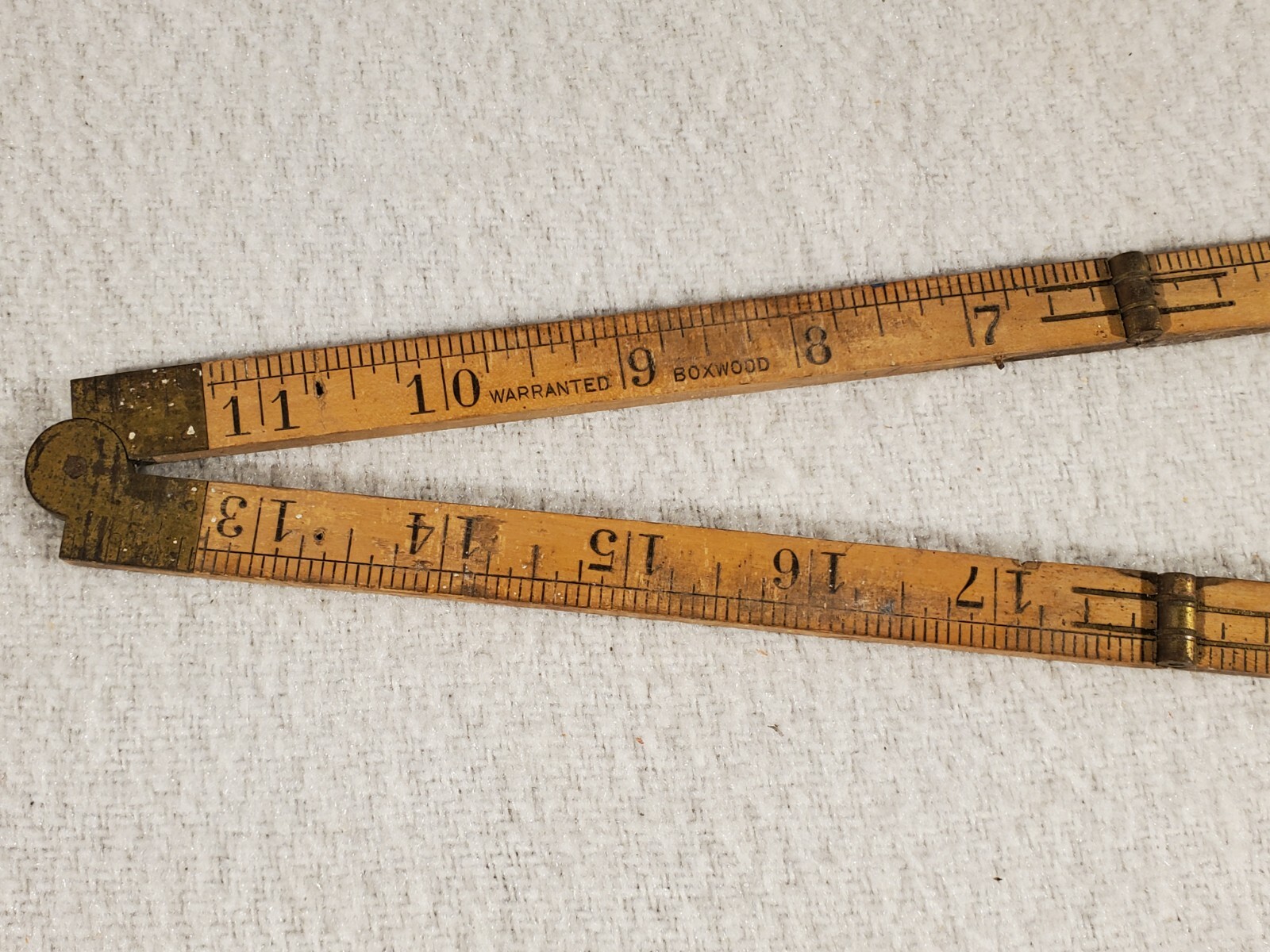 Vintage Stanley No.61 Folding Boxwood Brass 24 Inch Ruler | eBay