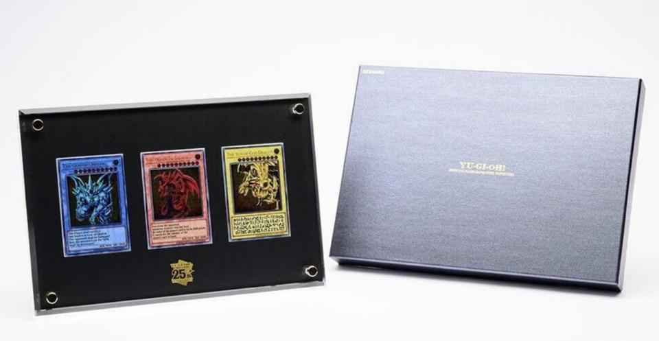 Yugioh Stainless Steel Egyptian God / Three Legendary Gods Cards Set ...