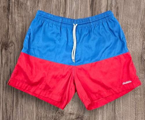 Chubbies Men's XL Blue & Red Unlined 5" Swim Trunks/Shorts | eBay