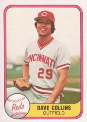 #201 Dave Collins - Cincinnati Reds - 1981 Fleer Baseball | eBay