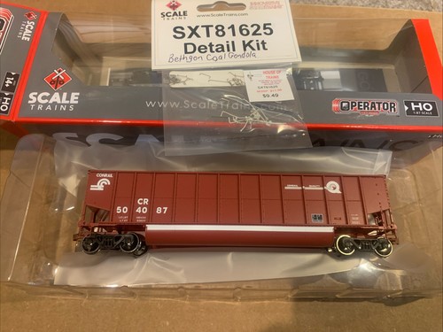 SCALETRAINS OPERATOR BETHGON COAL GONDOLA CONRAIL SXT11431 CR504087 CR ...