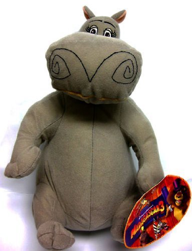 Madagascar 3 GLORIA the HIPPO Large 12" Licensed Plush Stuffed Animal ...
